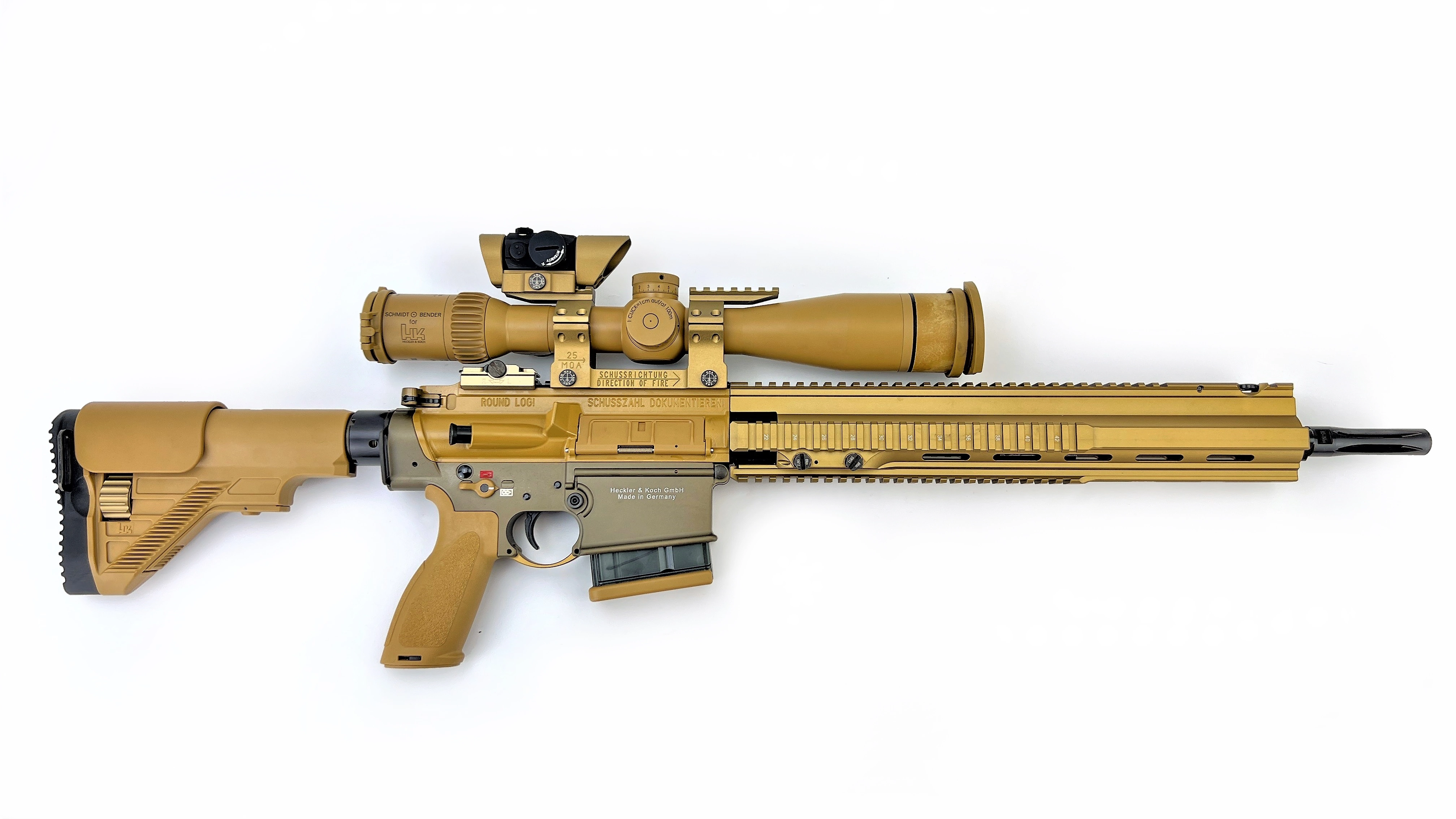 Heckler & Koch G28 Z mit Zieleinheit, Zweibein, Sturmgriff und Schutzleisten | F.A.S.T. Onlineshop